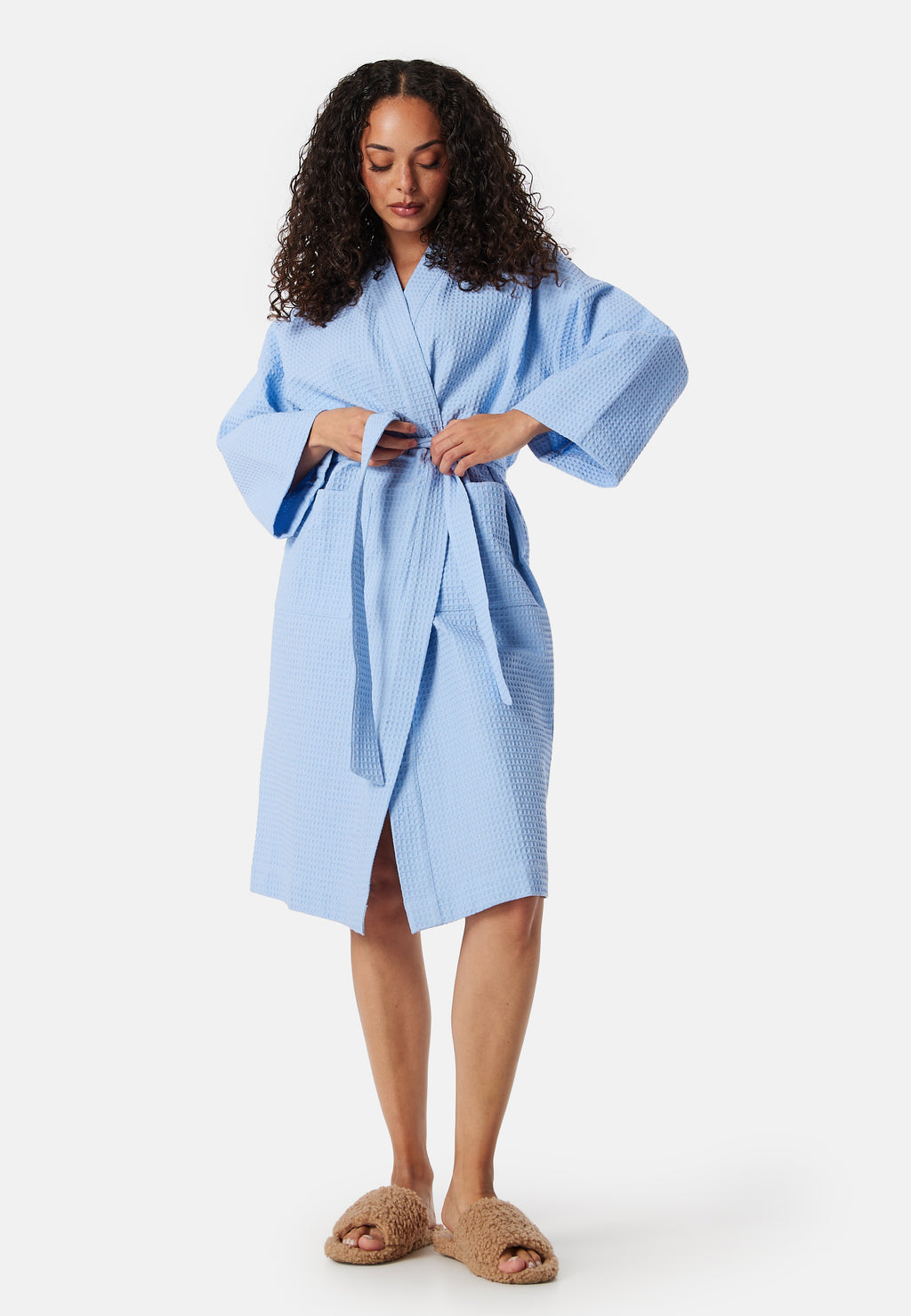 Bubbleroom - Cotton Waffle Robe